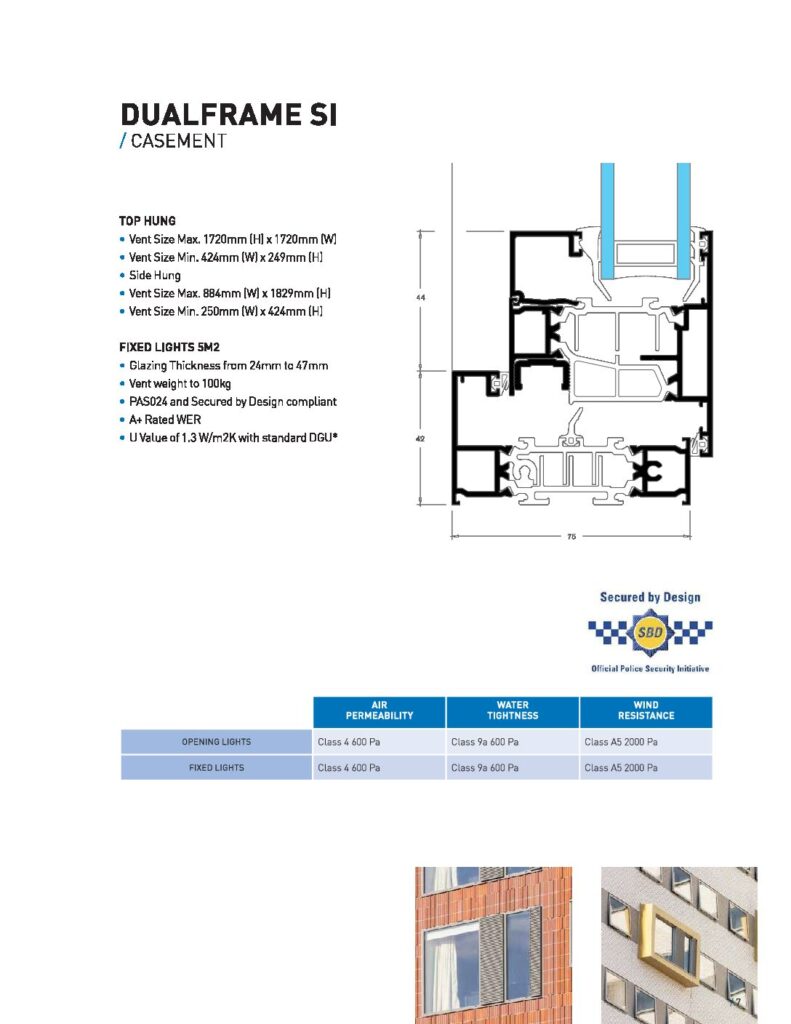 75 Si Casement Window - Alimatic AAS